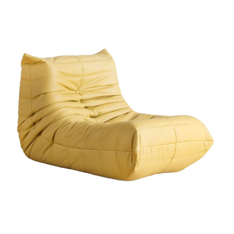 41.3" Wide Faux Leather Armless Chair Indoor Fixed Back Upholstered ...