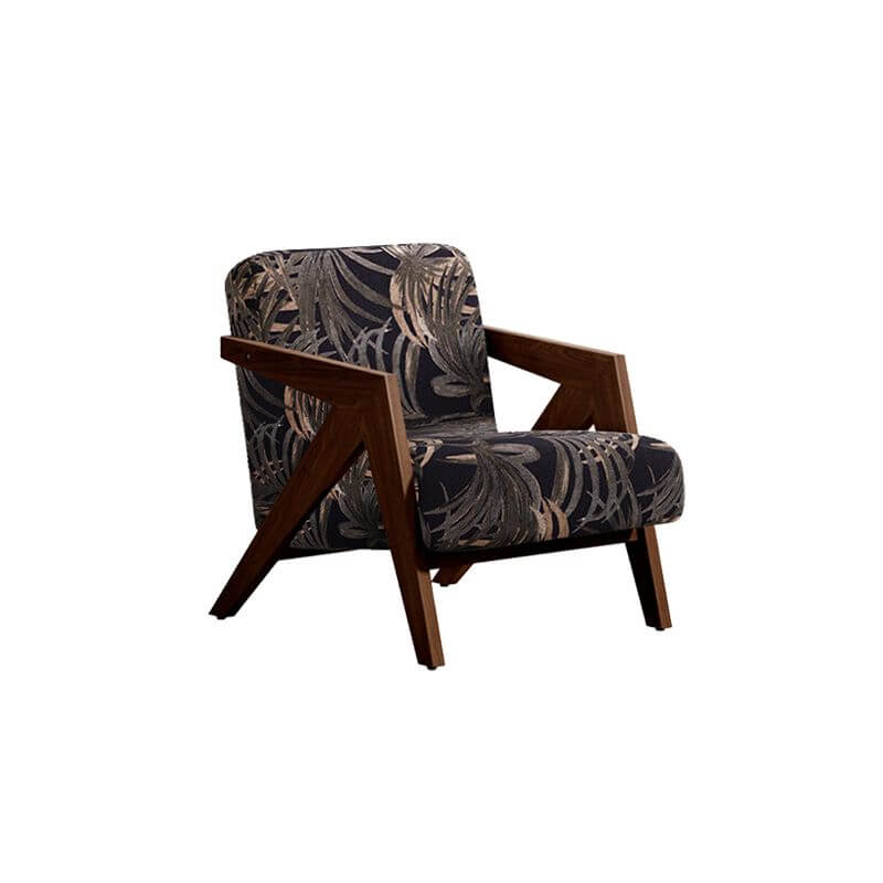 Contemporary Ash Wood Black/Gray Abstract/Solid Color/Striped Accent ...