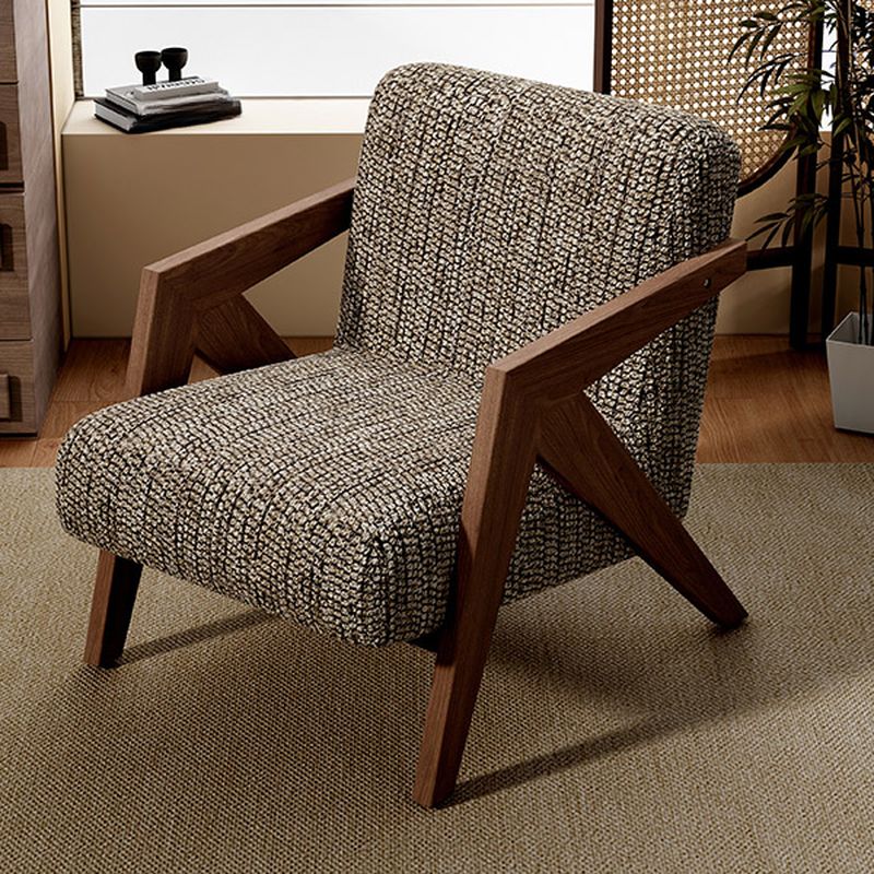 Contemporary Ash Wood Black/Gray Abstract/Solid Color/Striped Accent ...