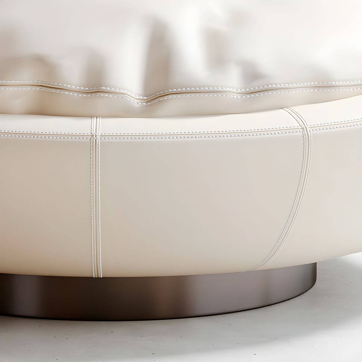 Modern Chair in White with Swivel and High-Back Design, Featuring ...