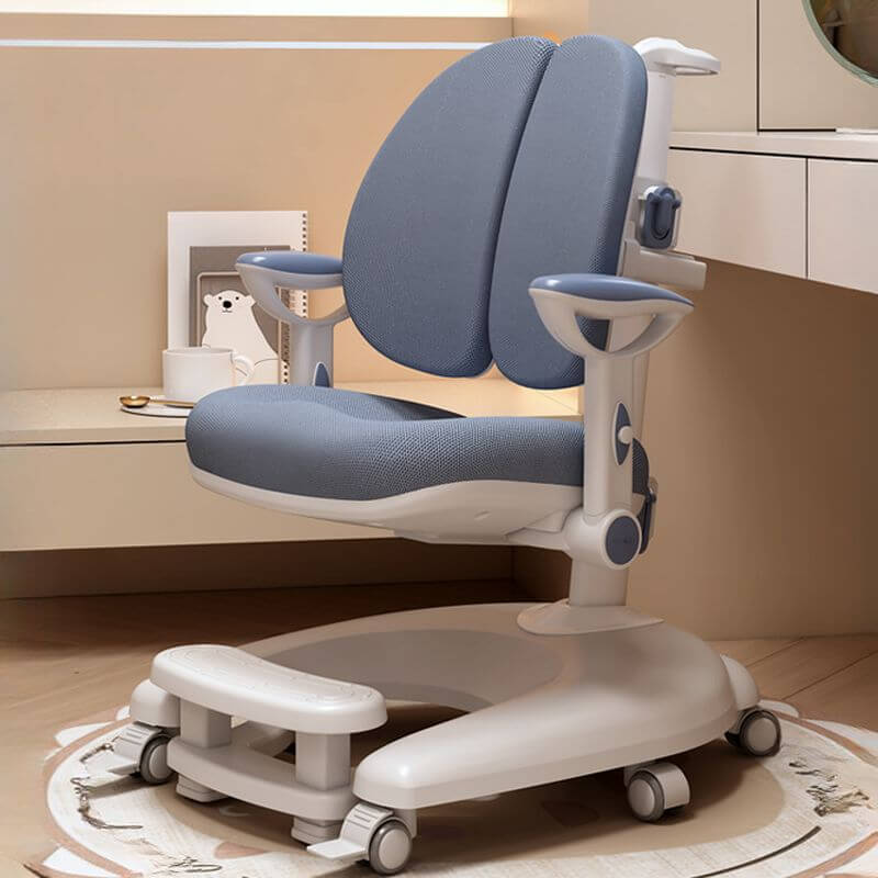 Upholstered Children's Learning Chair with Adjustable Height and Arms ...