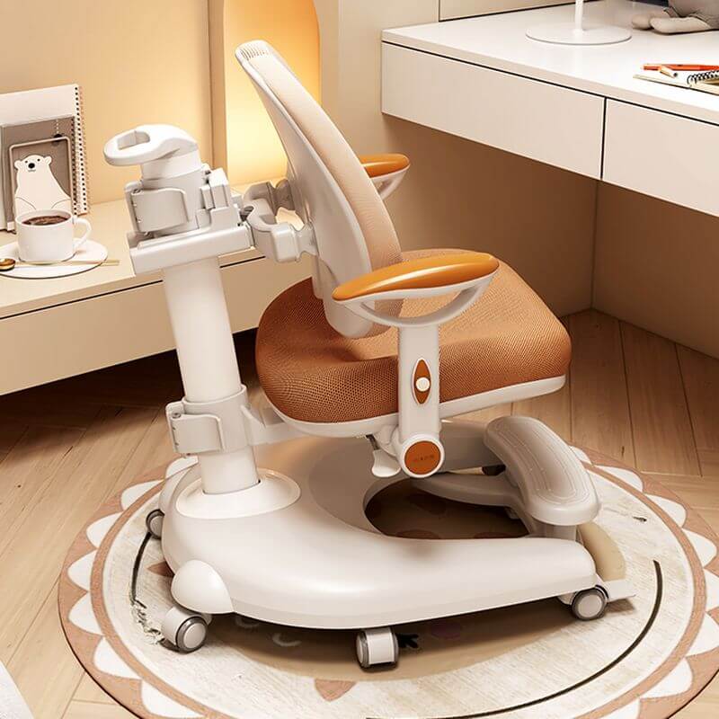 Upholstered Children's Learning Chair with Adjustable Height and Arms ...