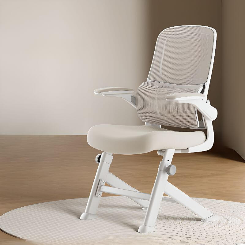 Upholstered Kids Chair with Adjustable Height and Ergonomic Support ...